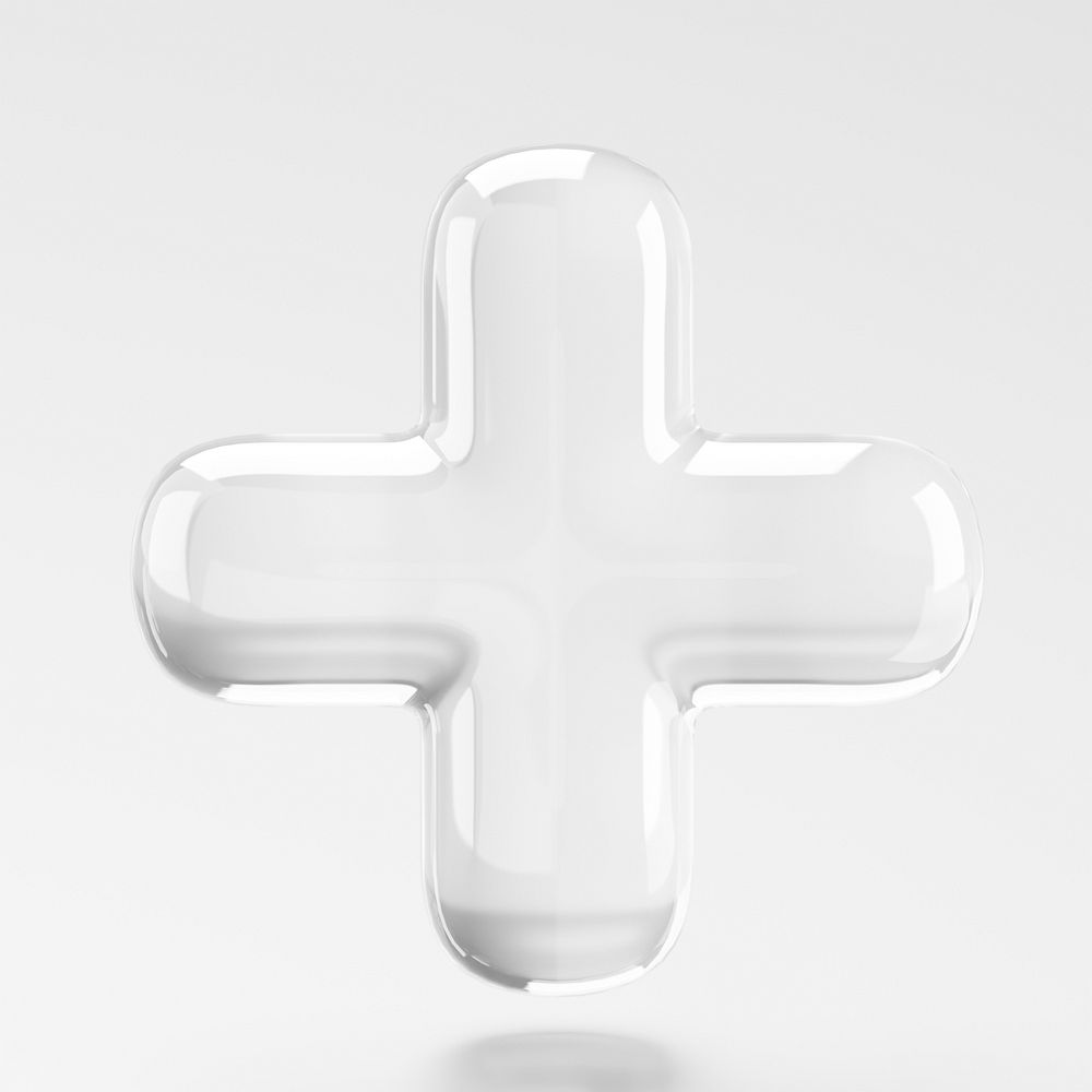 Plus sign 3D bubble illustration | Free Photo Illustration - rawpixel