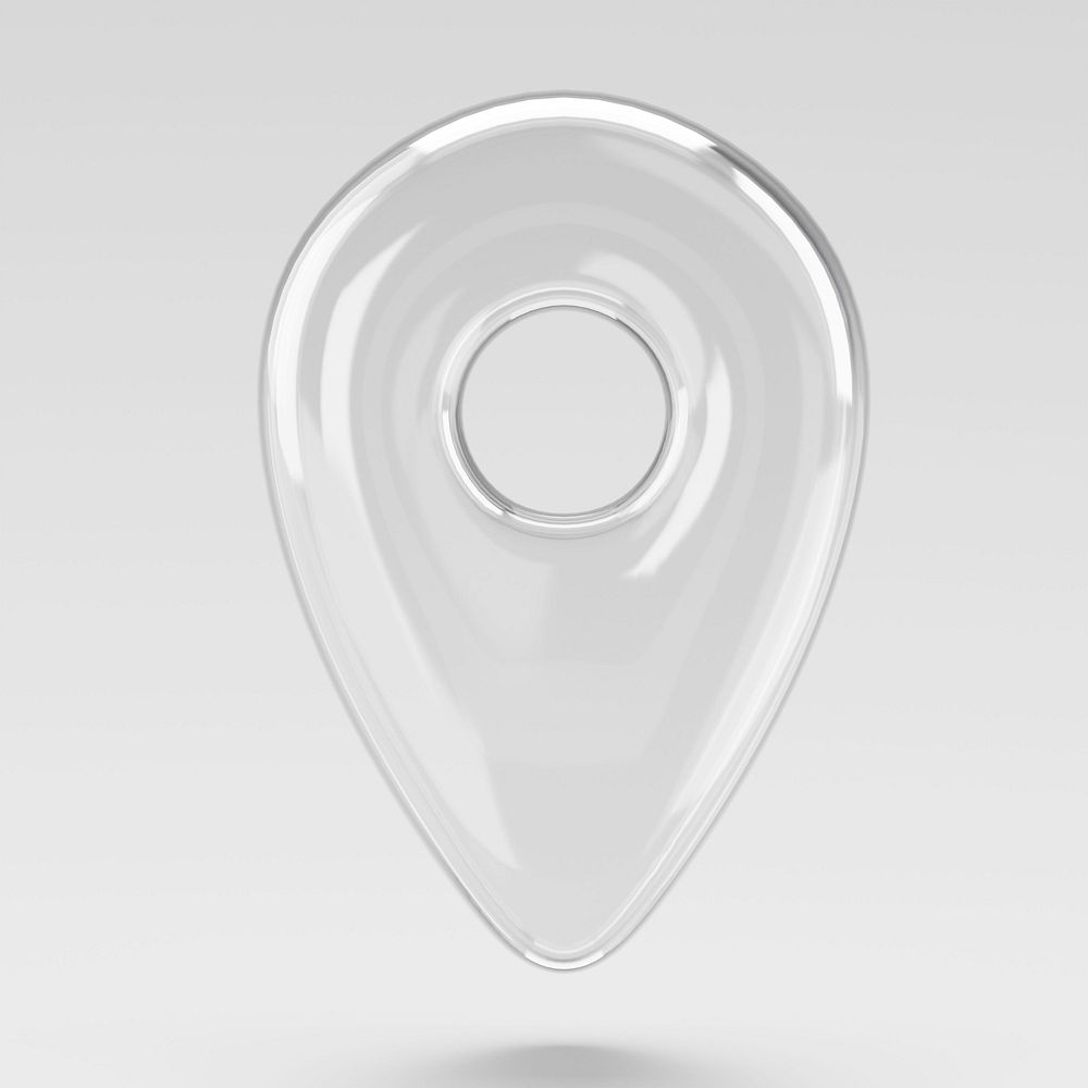 Location pin icon, 3D bubble | Free Photo Illustration - rawpixel