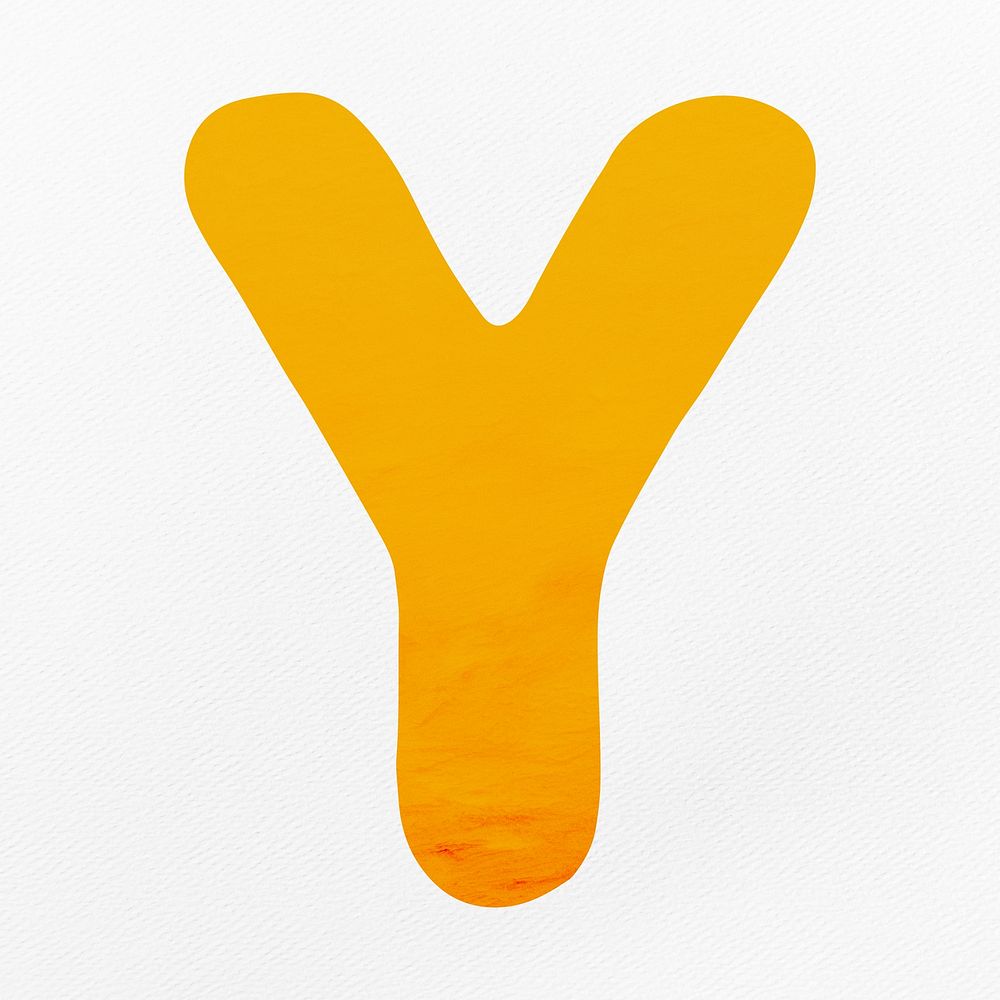 Cute letter Y digital illustration | Free Photo Illustration - rawpixel