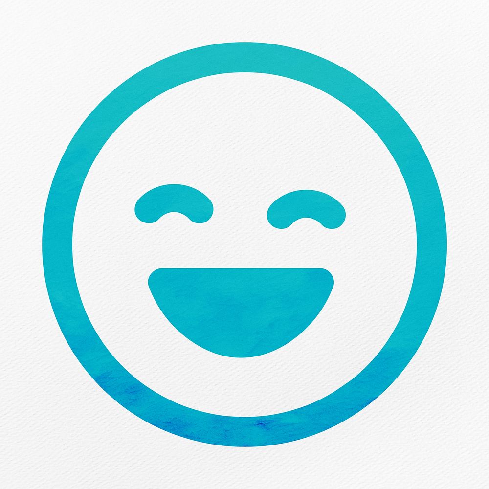 Cute smile icon minimal digital | Free Photo Illustration - rawpixel