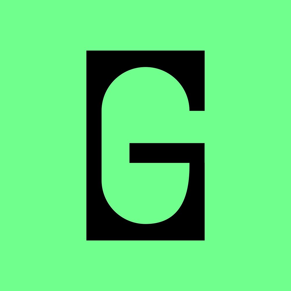 Letter G abstract shaped font | Free Photo Illustration - rawpixel