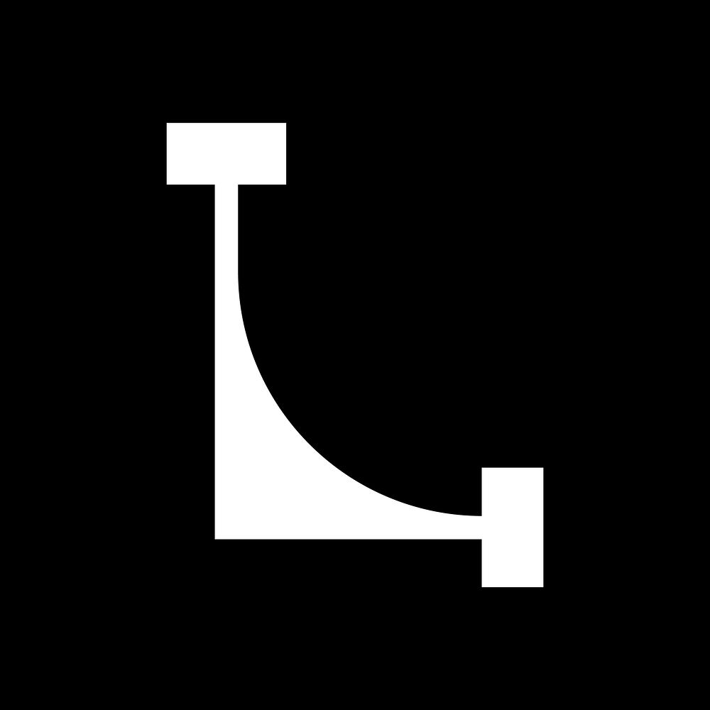 Letter L abstract shaped font | Free Photo Illustration - rawpixel