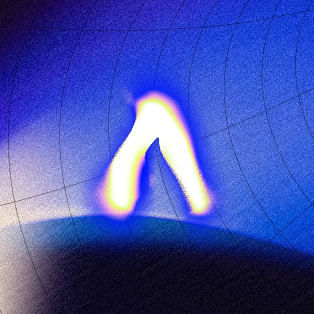 Circumflex sign fluid neon illustration | Free Photo Illustration ...