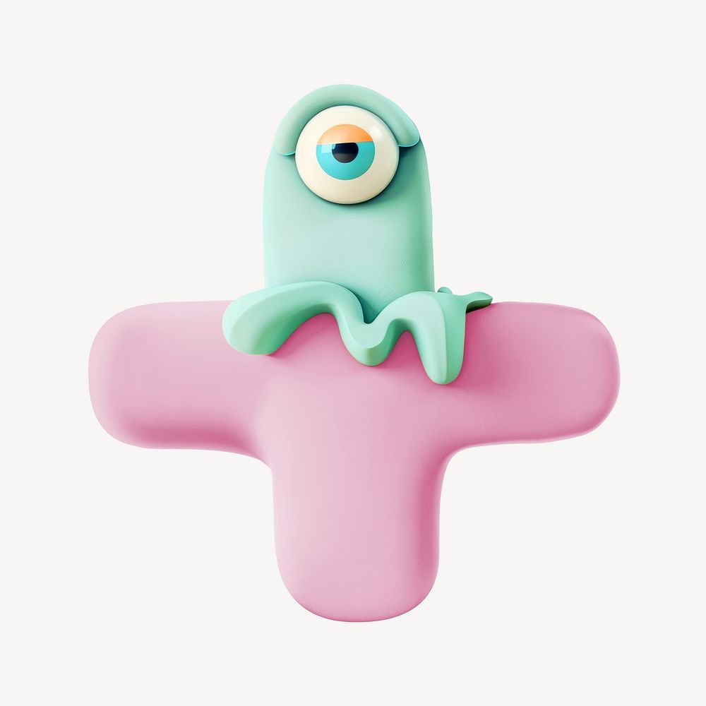 Plus sign, character illustration | Free Photo Illustration - rawpixel