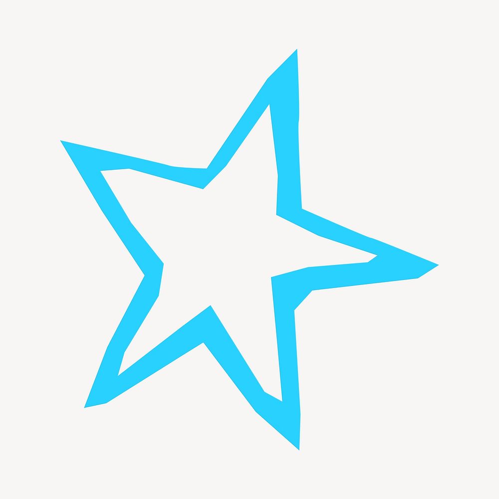 Blue star graphic | Free Photo Illustration - rawpixel