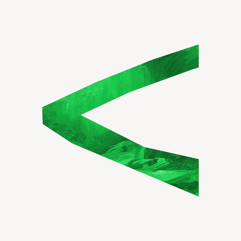 Less than symbol paper craft | Free Photo Illustration - rawpixel