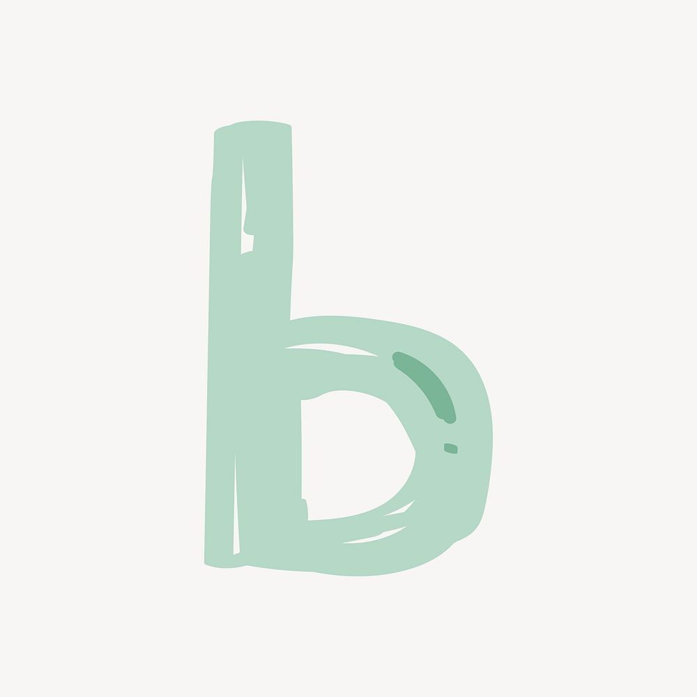Letter B hand drawn doodle | Free Photo Illustration - rawpixel