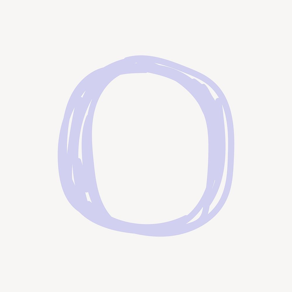 Letter O hand drawn doodle | Free Photo Illustration - rawpixel