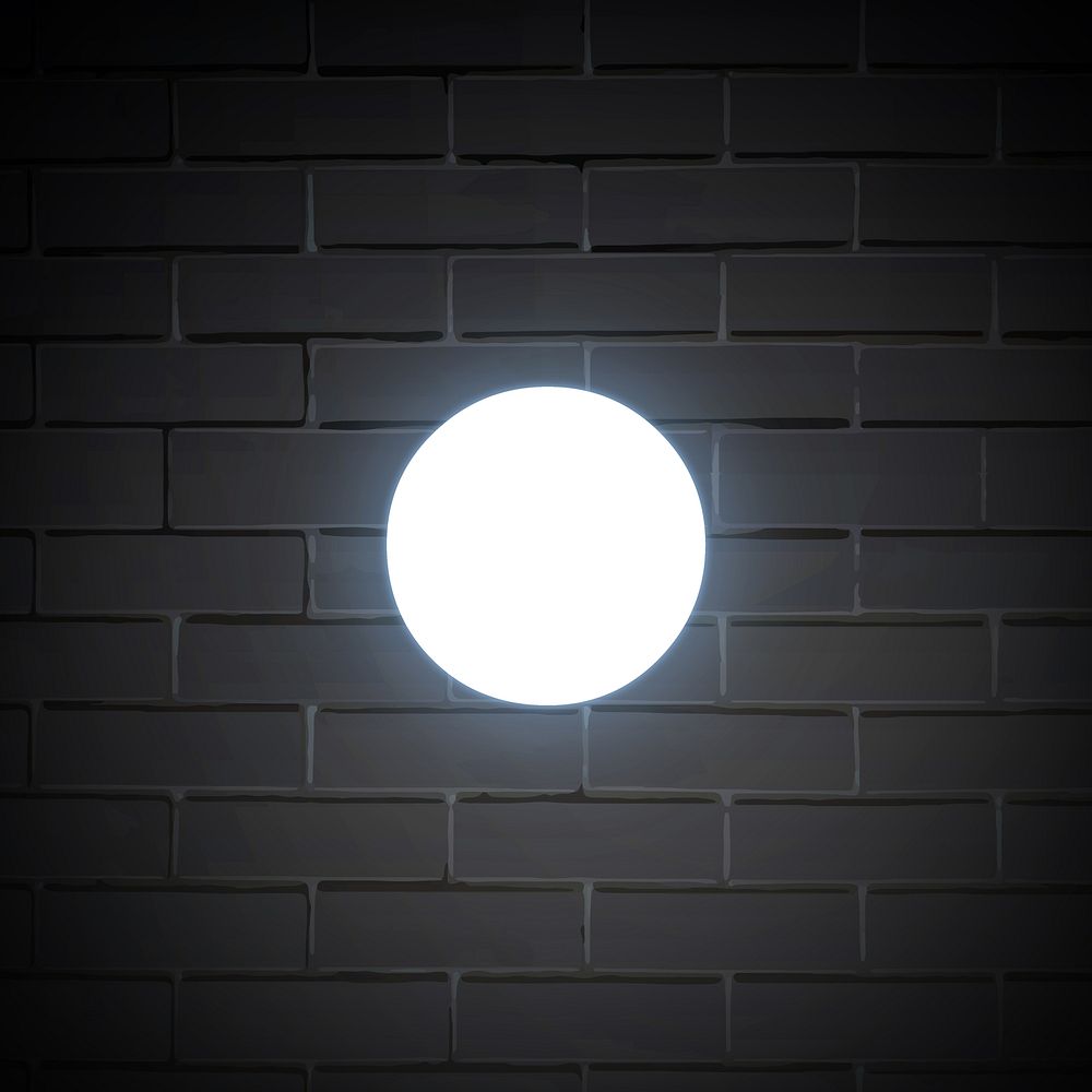 Full stop sign white neon | Free Photo Illustration - rawpixel