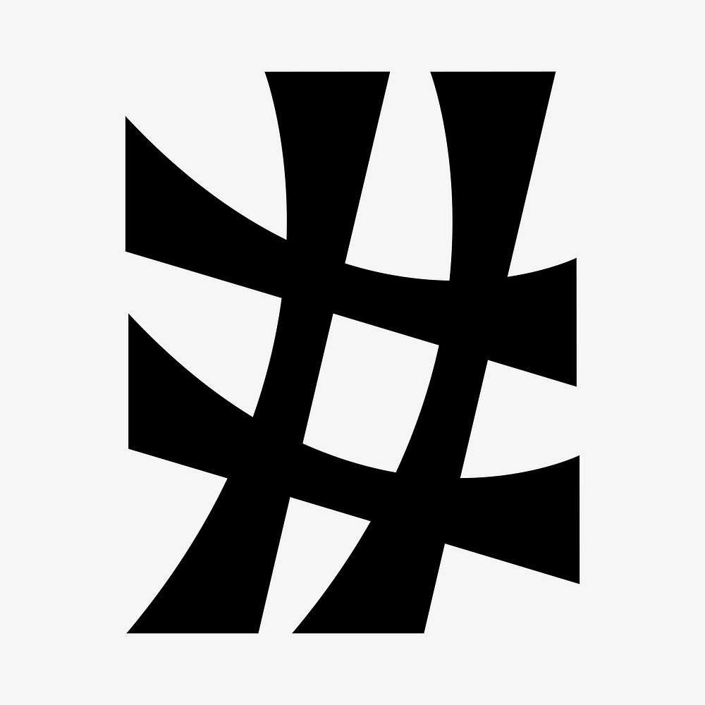 Hashtag sign, retro psychedelic illustration | Free Photo Illustration ...