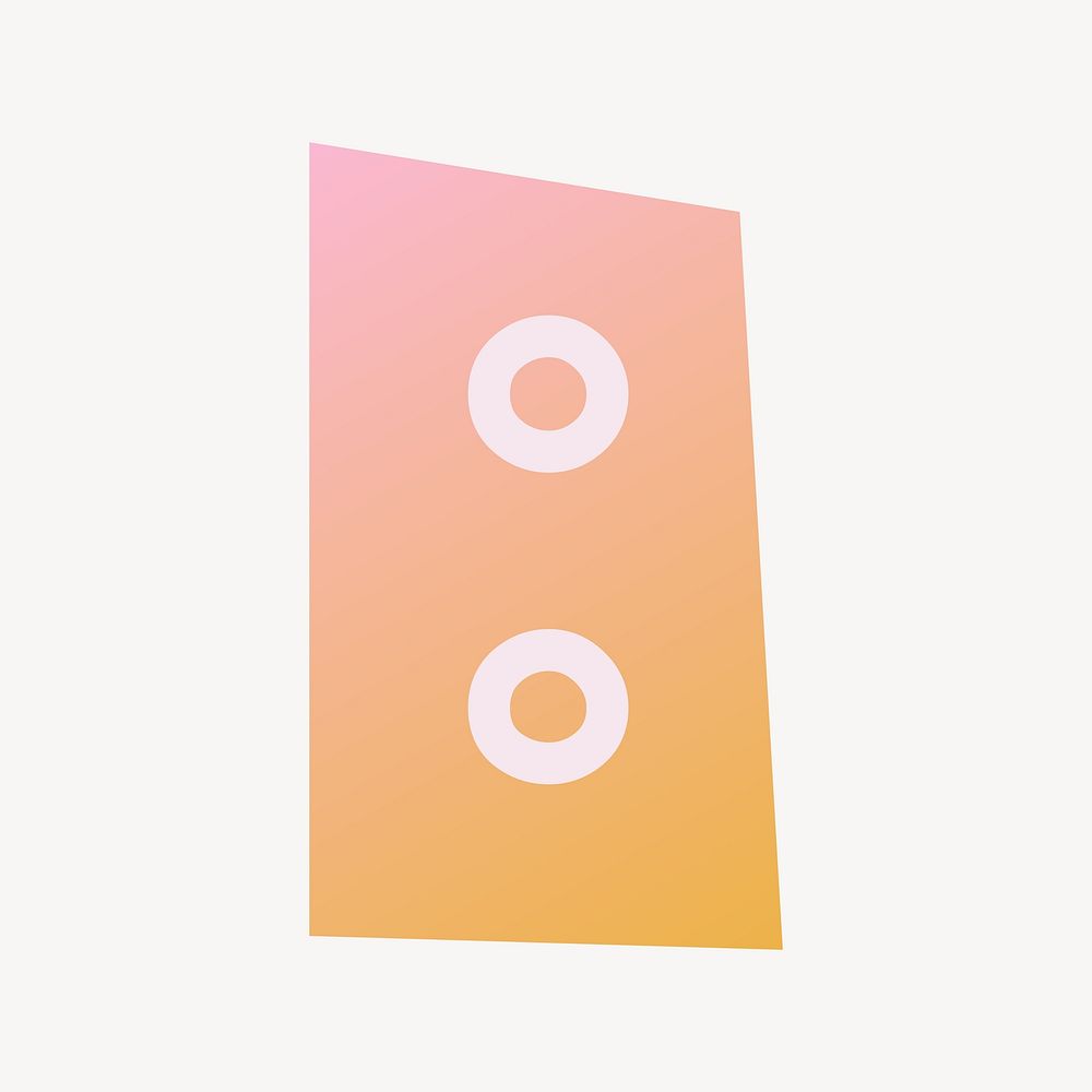 Colon sign in papercut illustration | Free Photo Illustration - rawpixel