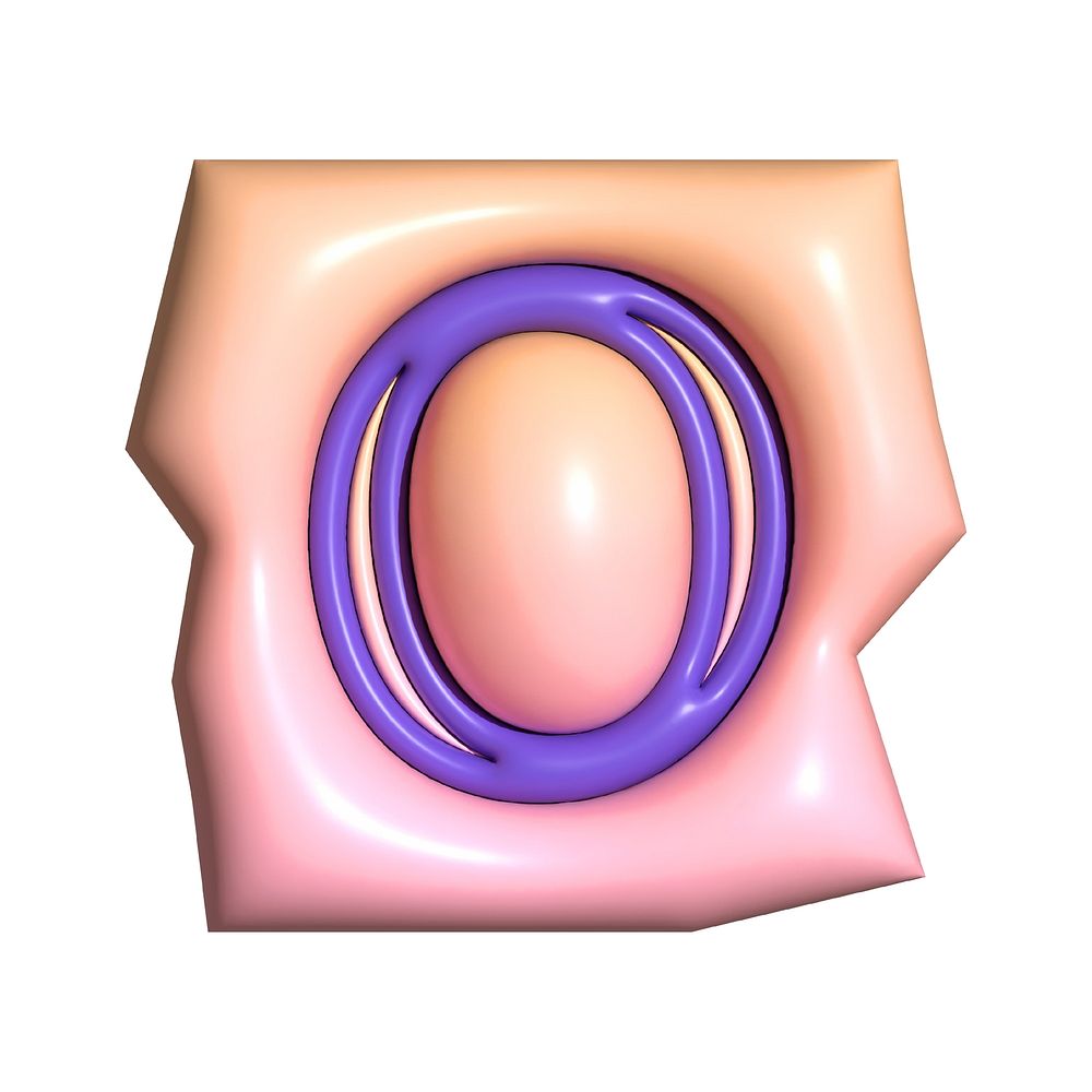 Letter O 3D alphabets illustration | Free Photo Illustration - rawpixel