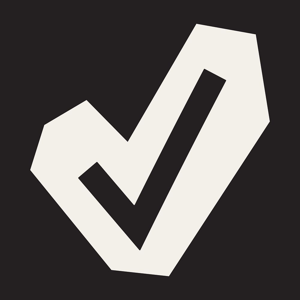 Right tick, paper cut illustration | Free Photo Illustration - rawpixel