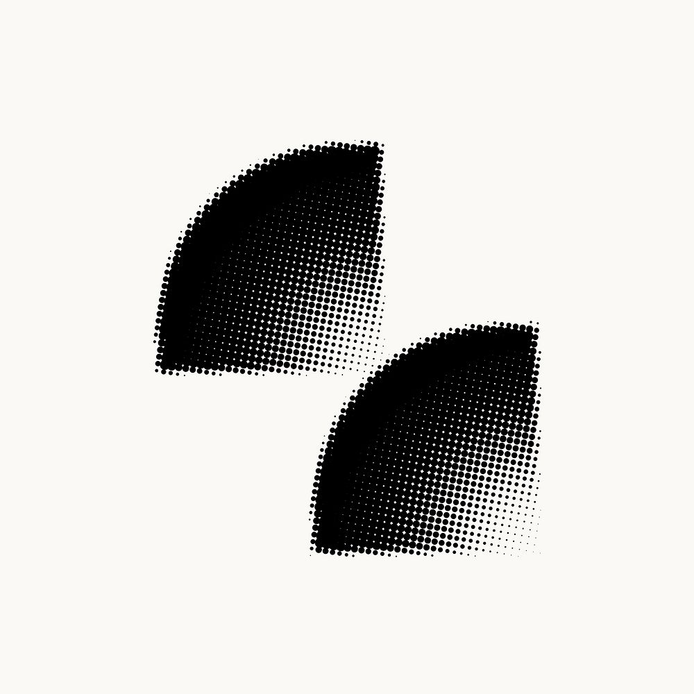 Cool halftone shape | Free Photo Illustration - rawpixel