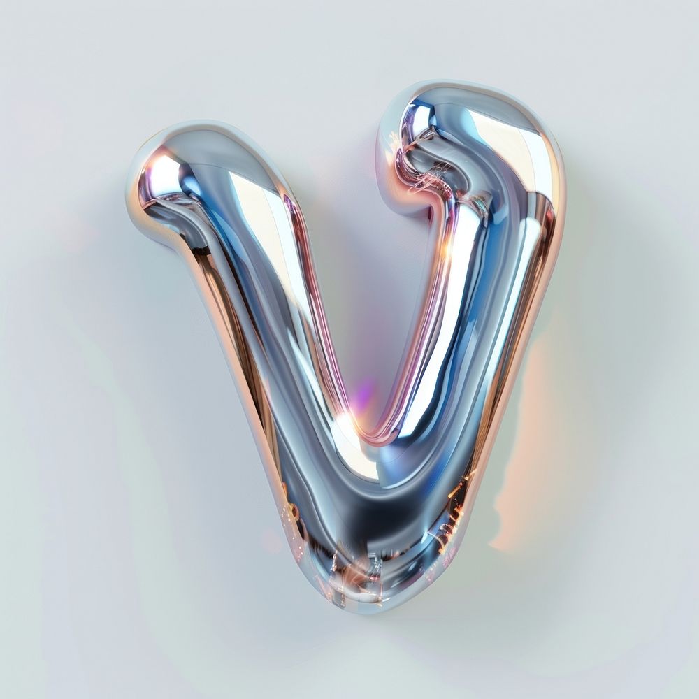 Letter V electronics aluminium hardware. | Free Photo Illustration ...