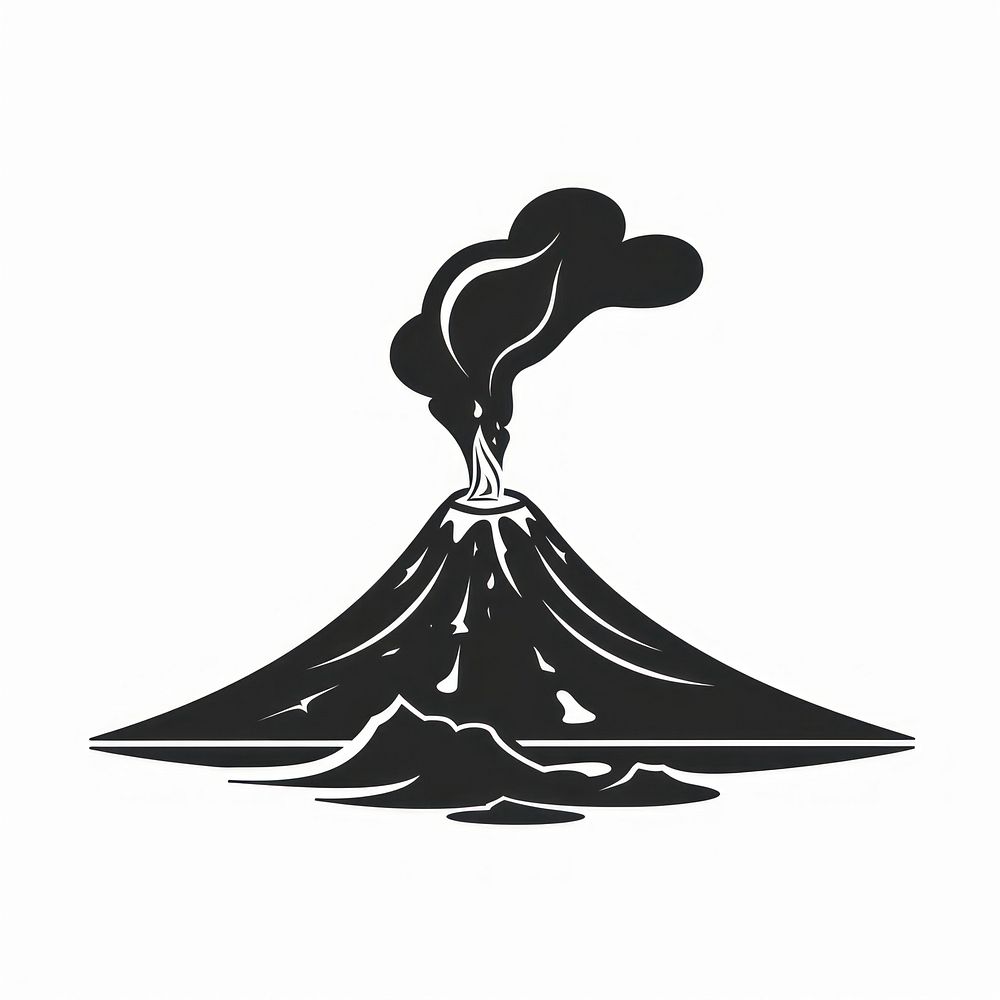 Volcano silhouette recreation performer. | Free Photo Illustration ...