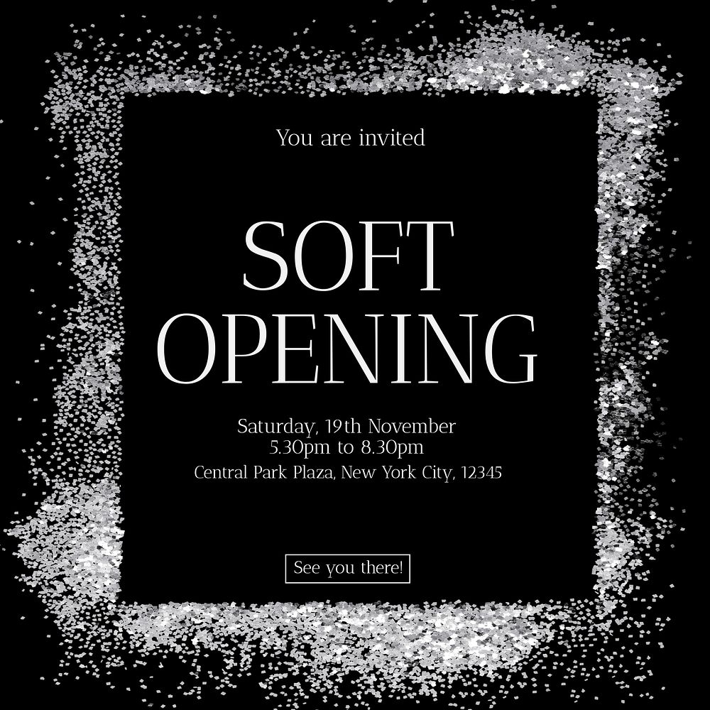 Soft opening Instagram post template | Free Photo - rawpixel