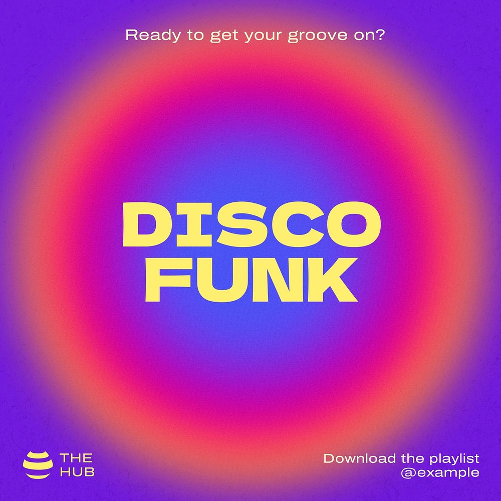 Retro disco music cover template | Free Photo - rawpixel