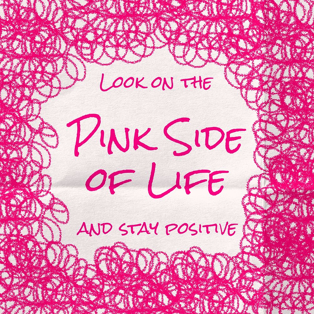Pink quote Instagram post template | Free Photo - rawpixel