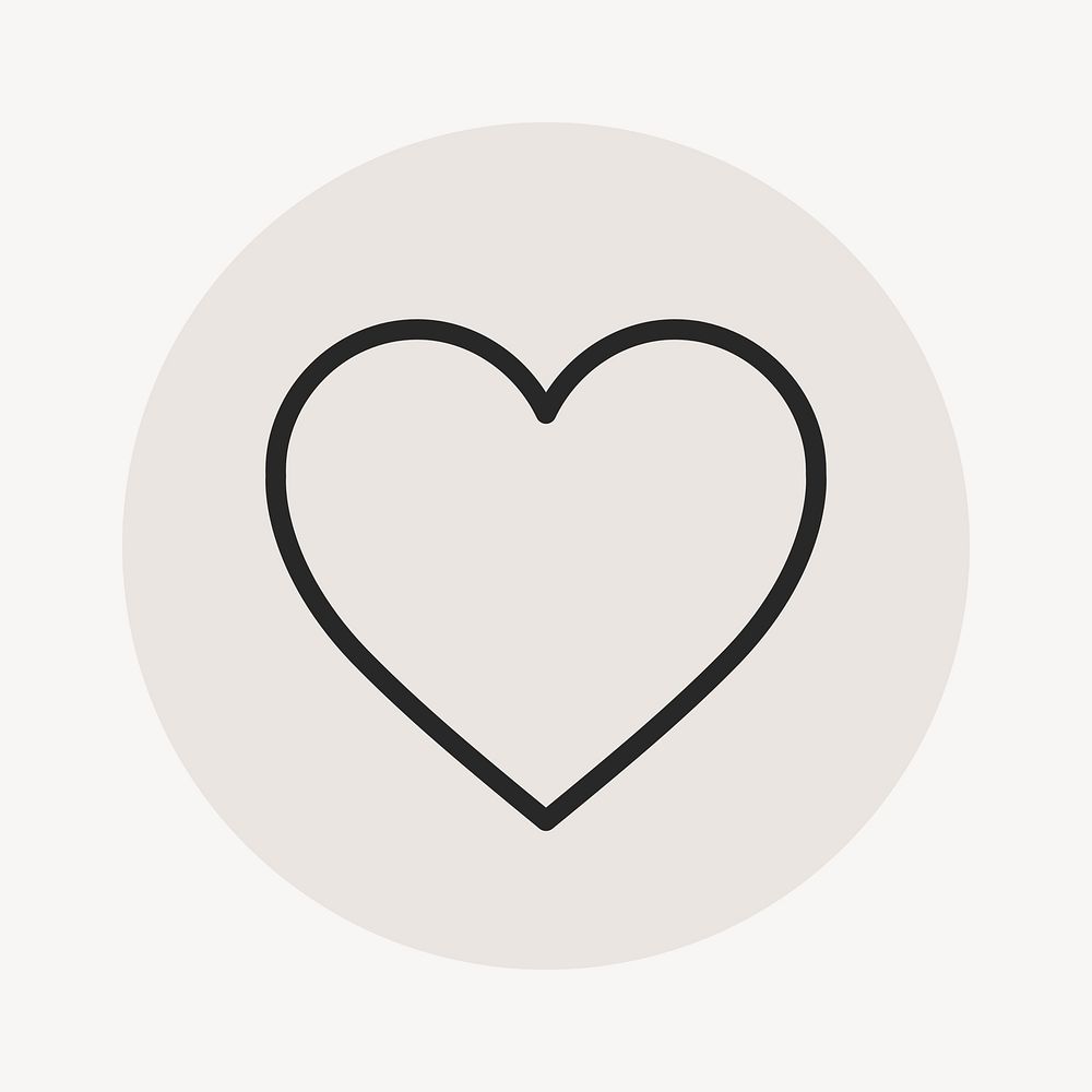 Heart IG story cover template | Free Photo Illustration - rawpixel