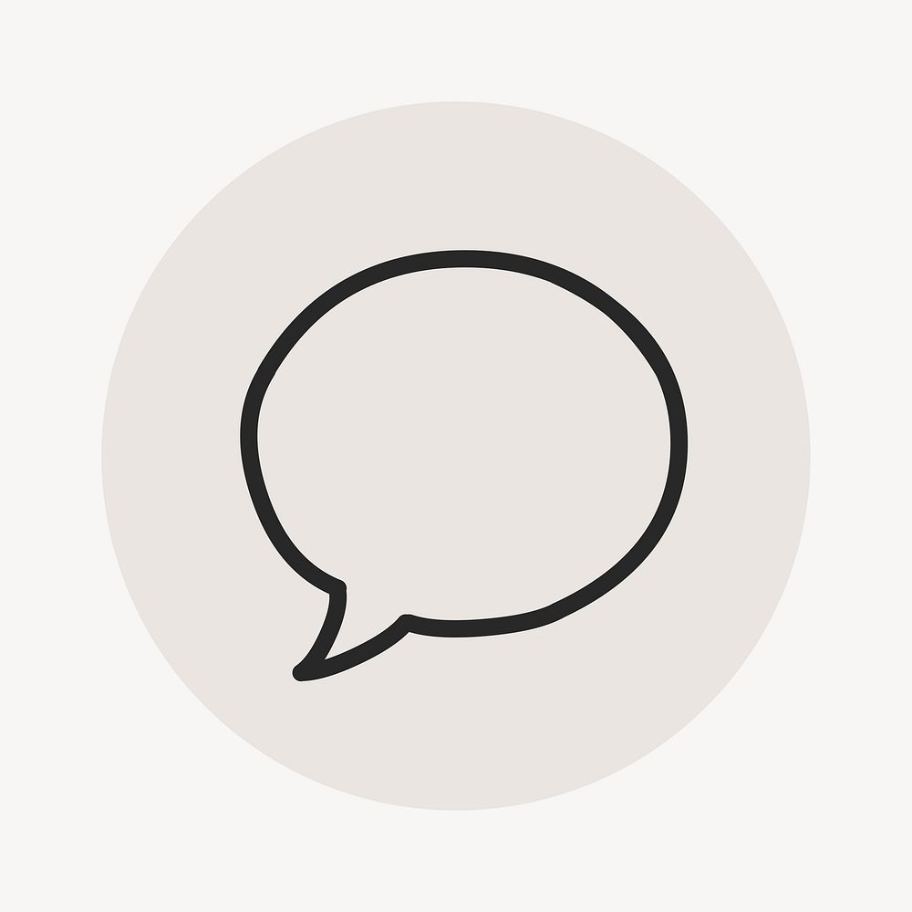 Speech bubble IG story cover | Free Photo Illustration - rawpixel