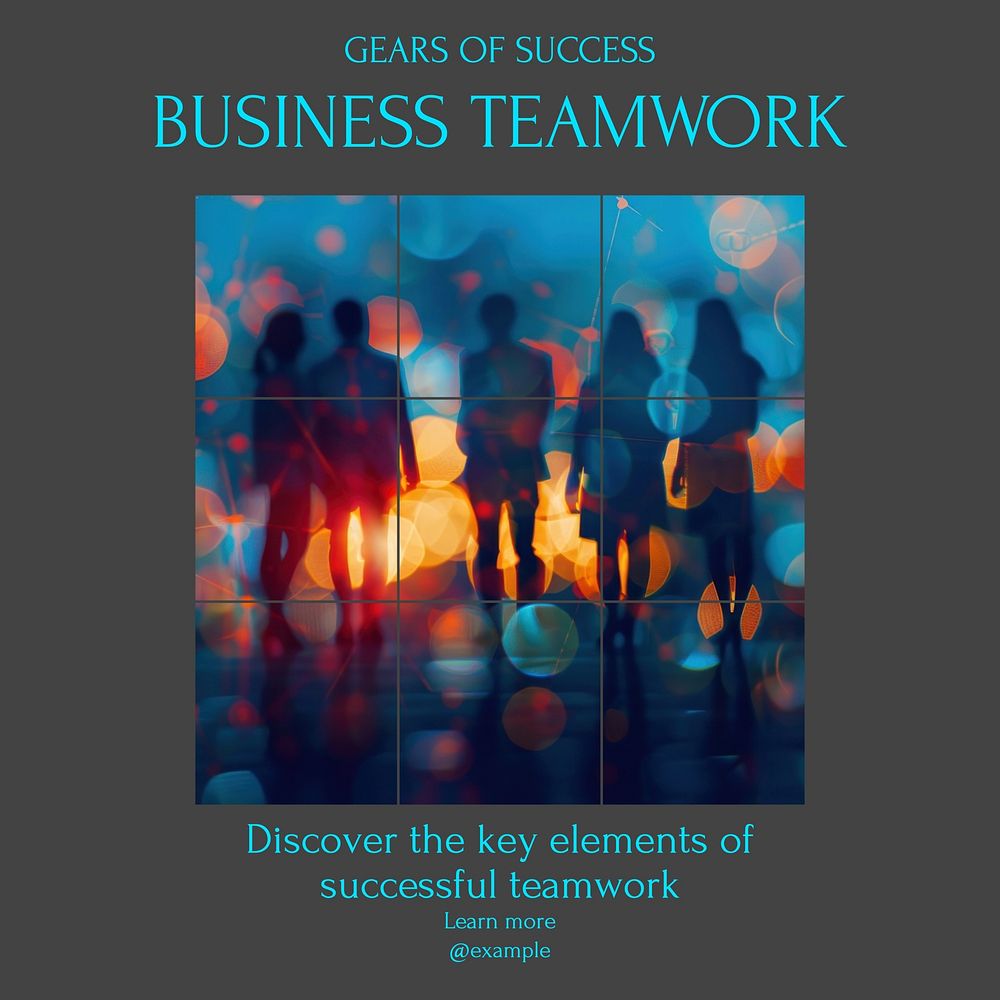 Business teamwork Instagram post template | Free Photo - rawpixel
