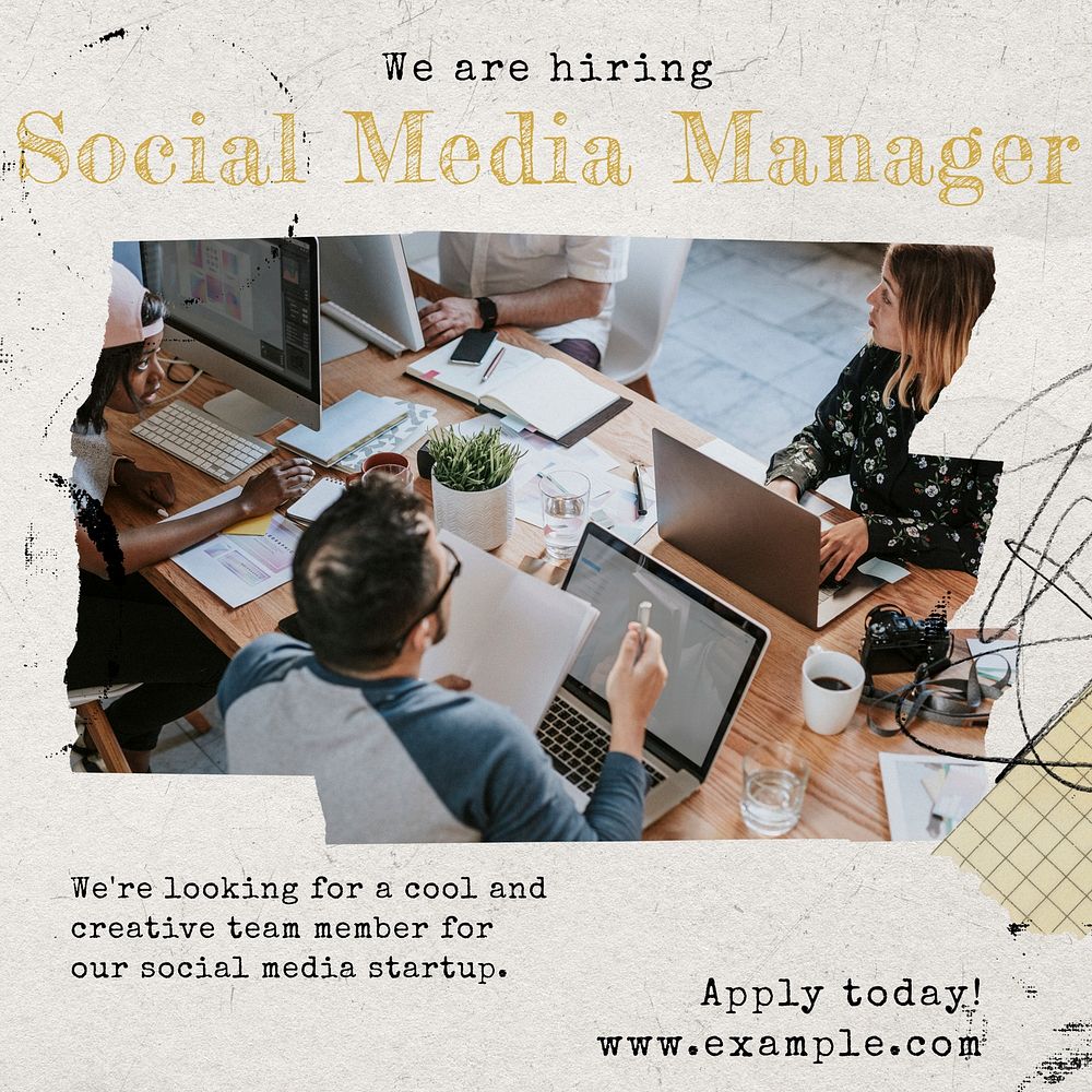 Social Media Manager Instagram post | Free Photo - rawpixel