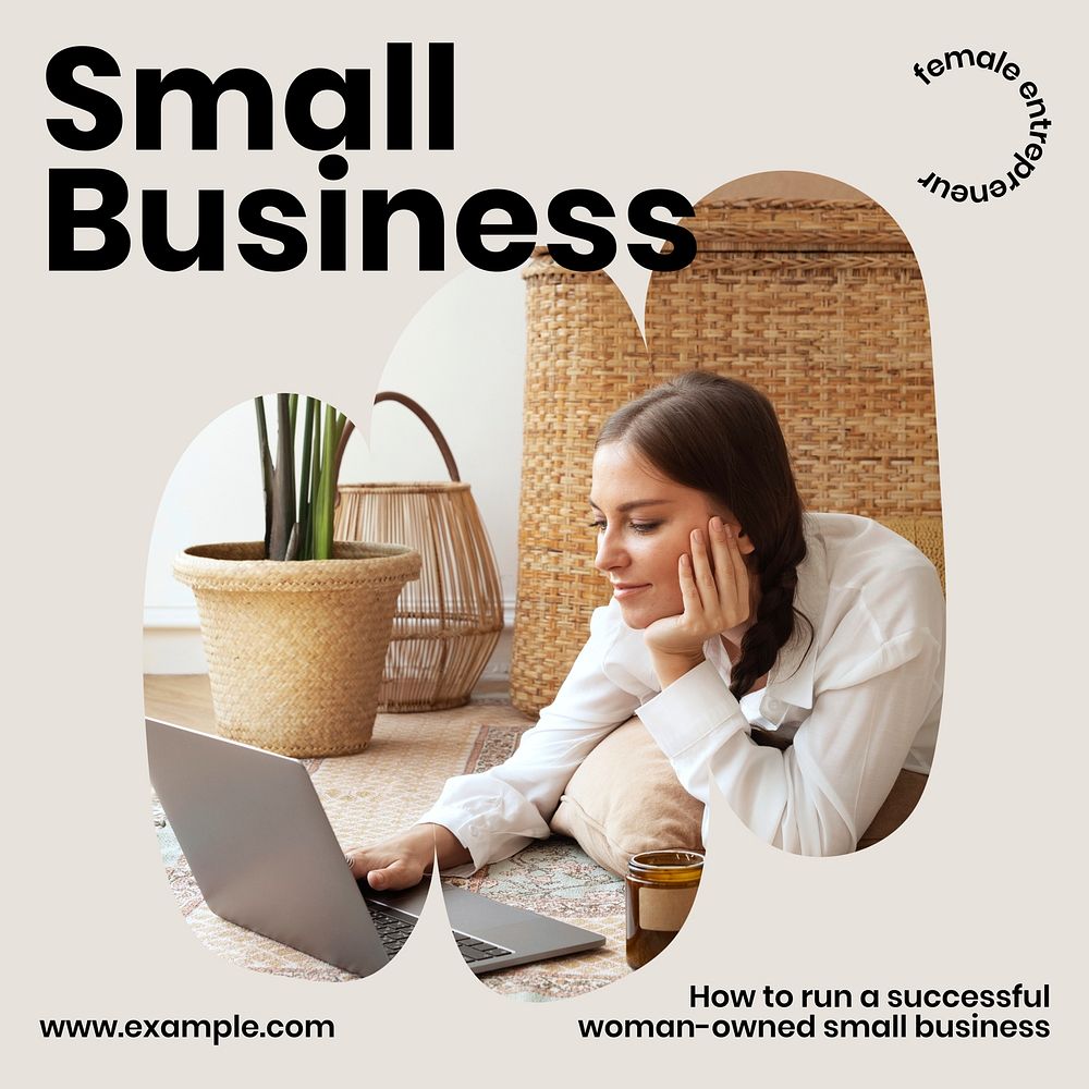 Home office Instagram post template | Free Photo - rawpixel