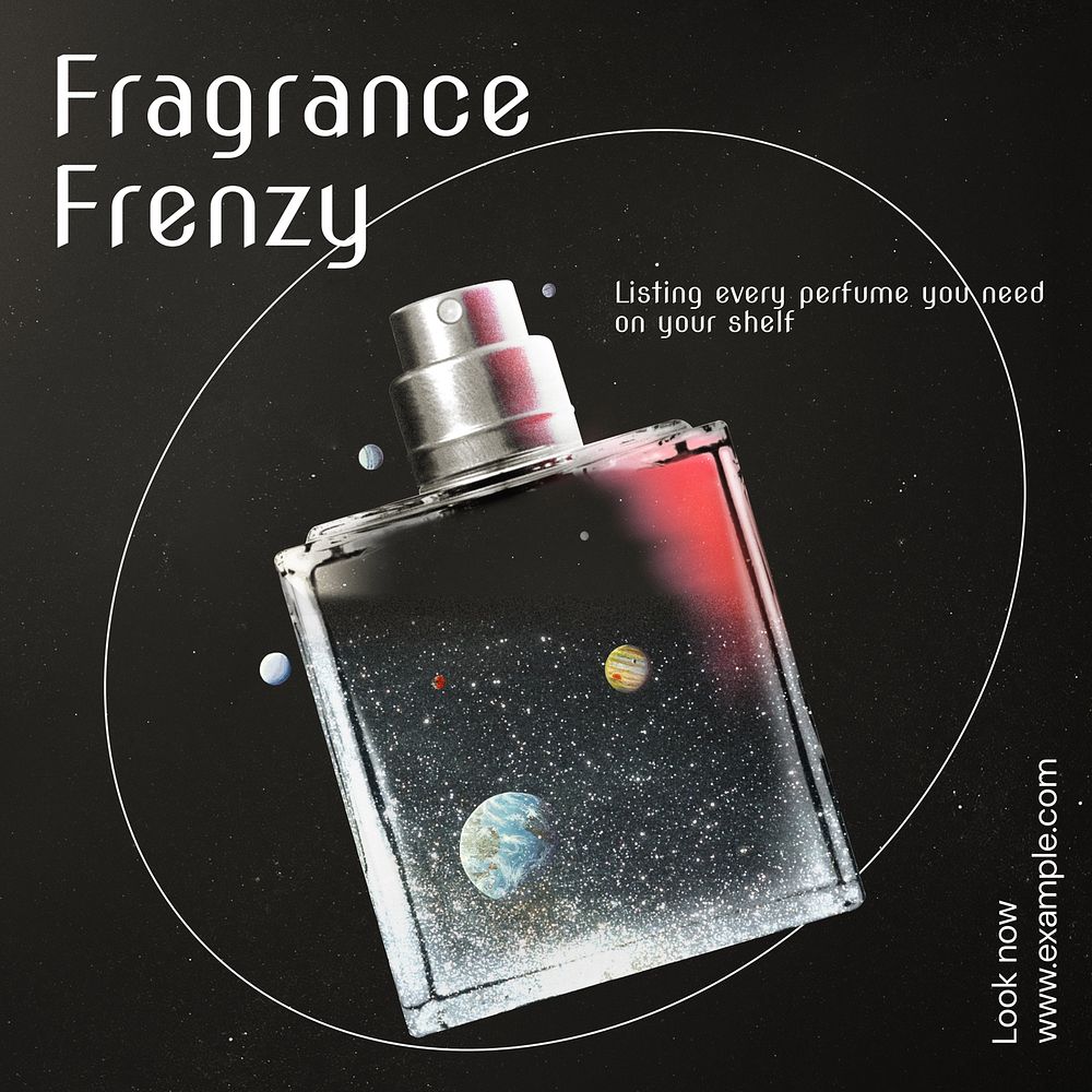 Perfume Instagram post template | Free Photo - rawpixel