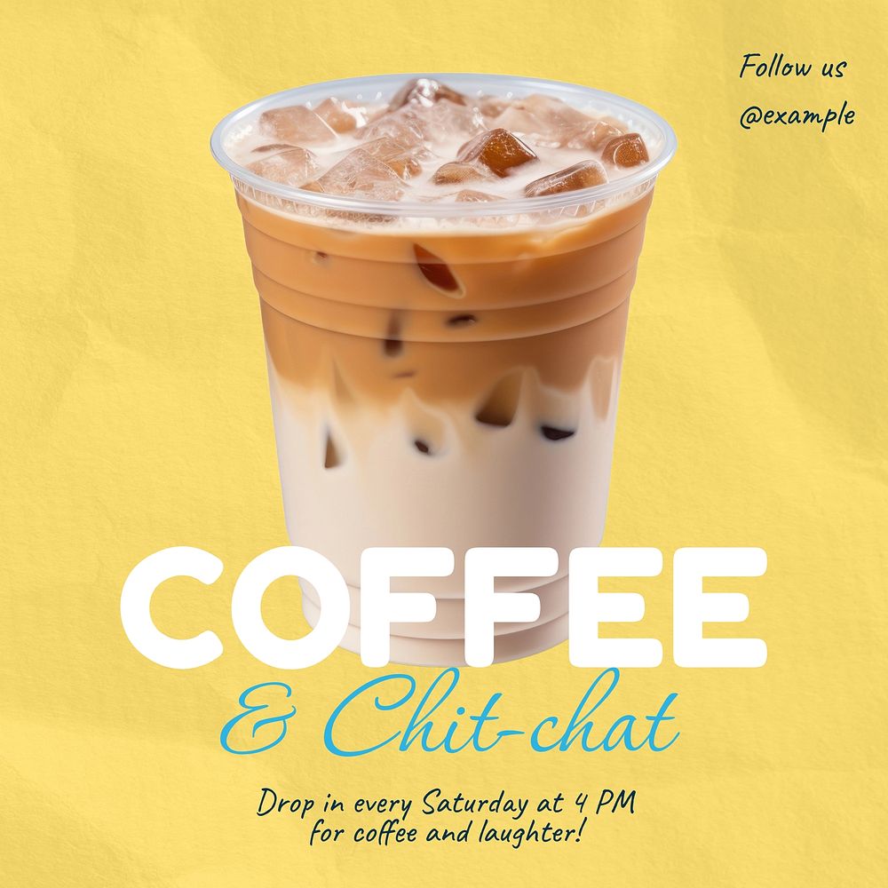 Coffee and chit chat Instagram | Free Photo - rawpixel