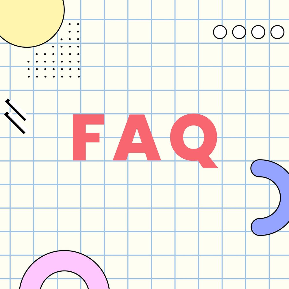 FAQ Instagram post template | Free Photo - rawpixel