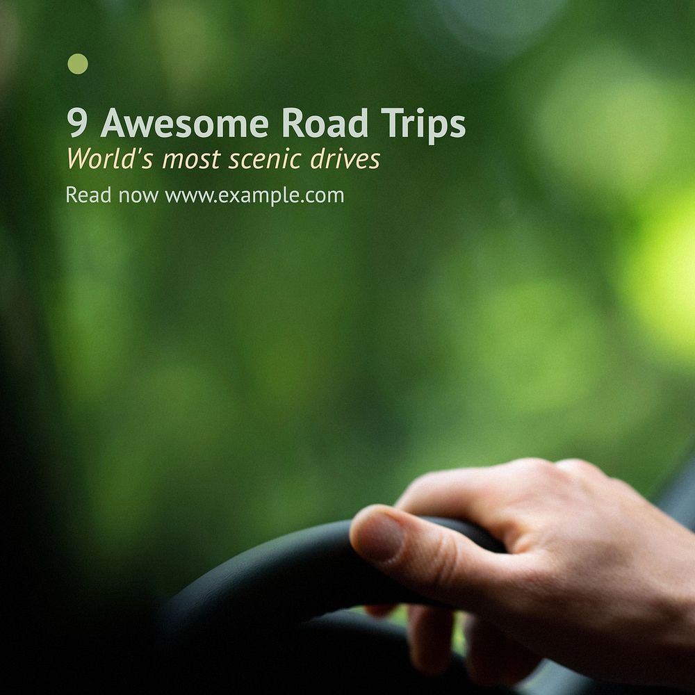Awesome road trip Instagram post | Free Photo - rawpixel