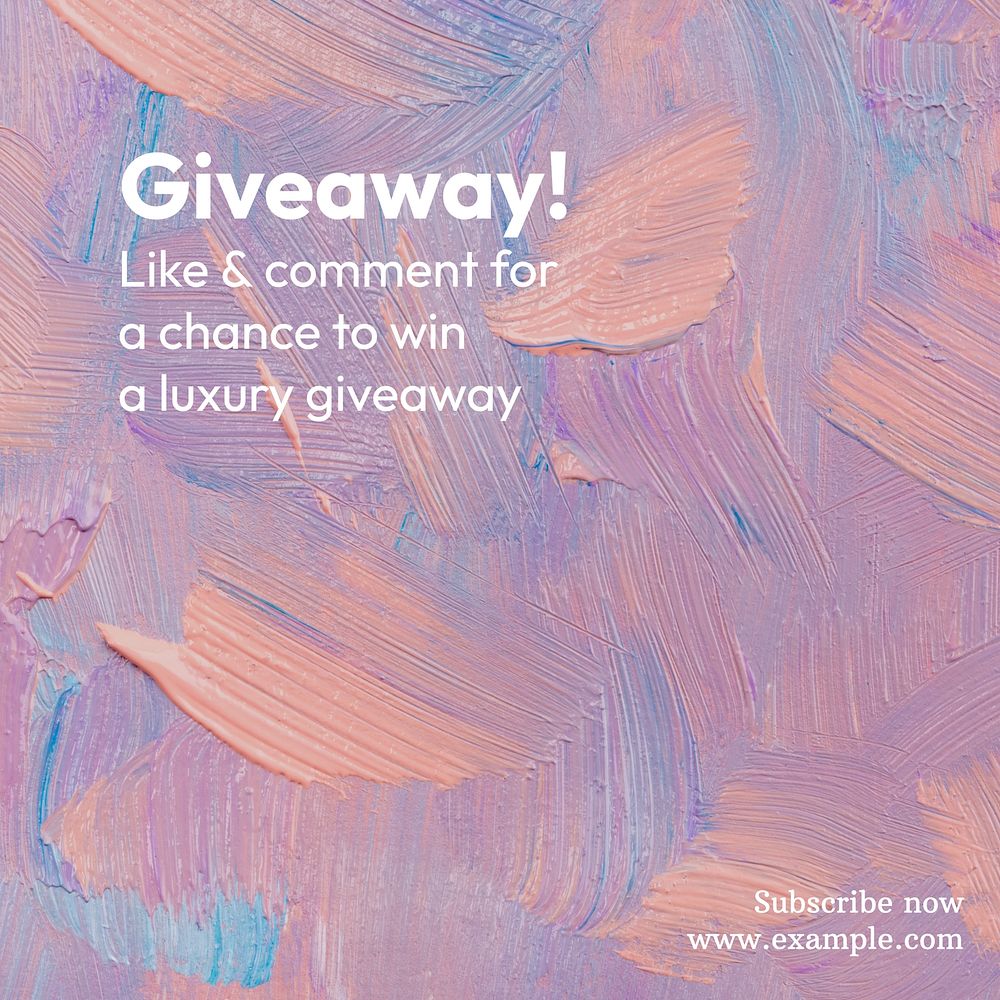 Giveaway Instagram post template | Free Photo - rawpixel