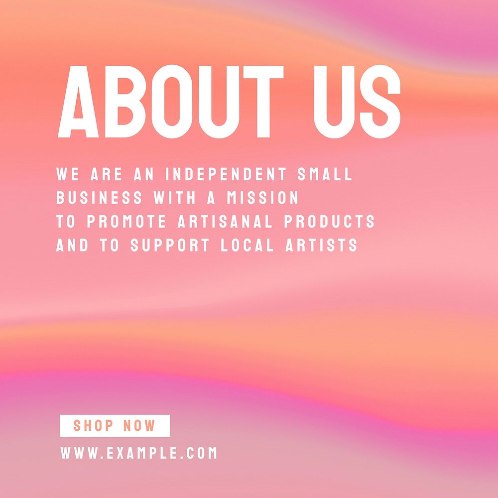 About us Instagram post template | Free Photo - rawpixel