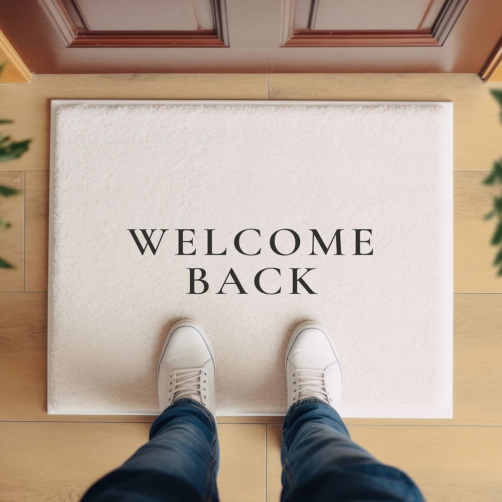 Welcome back Instagram post template | Free Photo - rawpixel