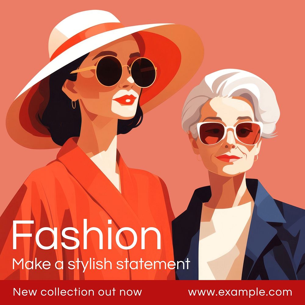 Fashion statement Instagram post template | Free Photo - rawpixel
