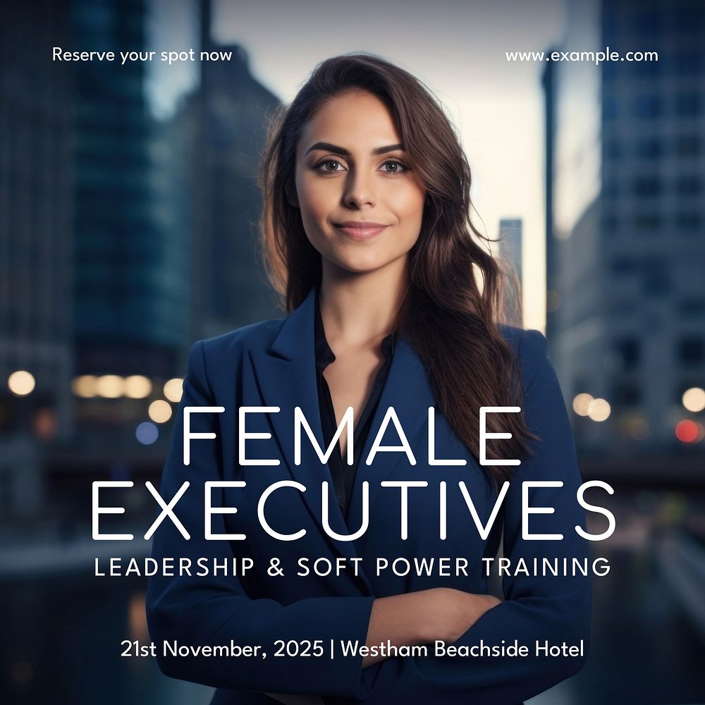 Female executives Instagram post template | Free Photo - rawpixel
