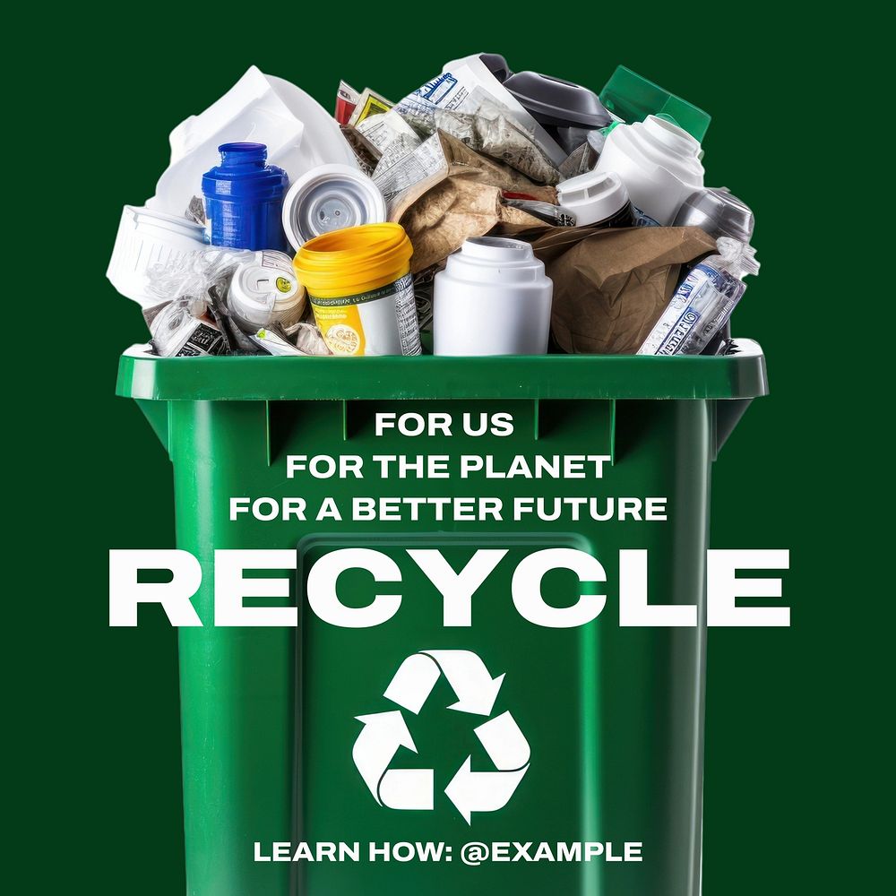 Recycle Instagram post template | Free Photo - rawpixel