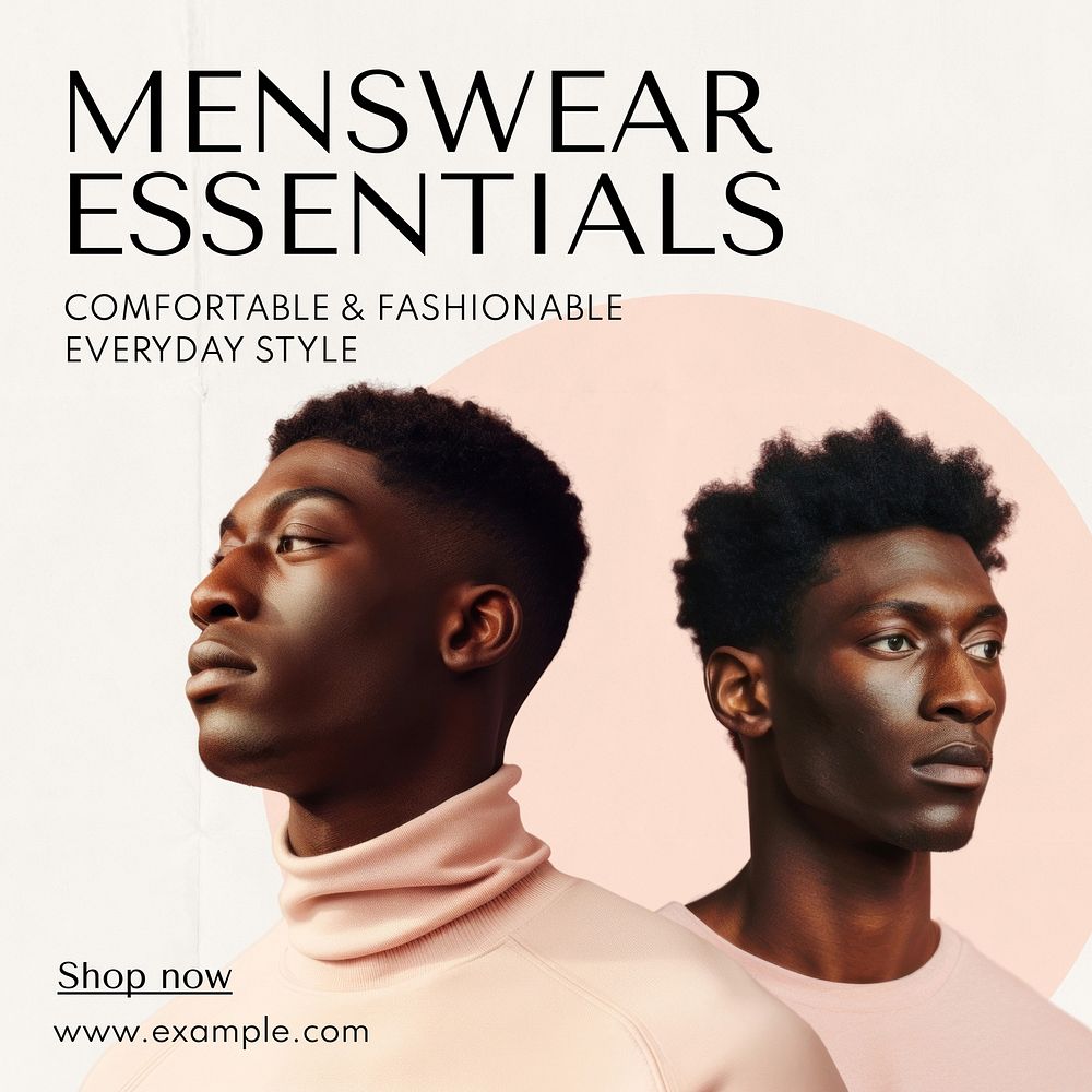 Men's wear essentials Instagram post | Free Photo - rawpixel