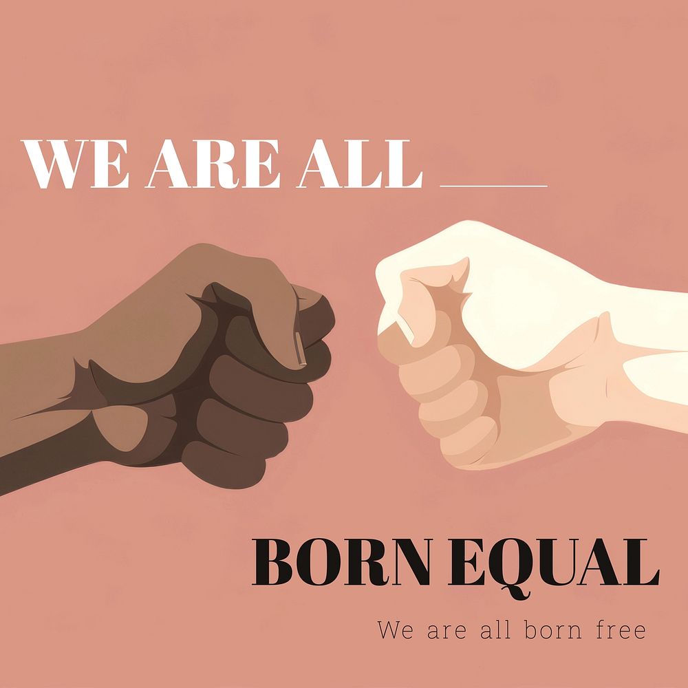 Equality Instagram post template | Free Photo - rawpixel