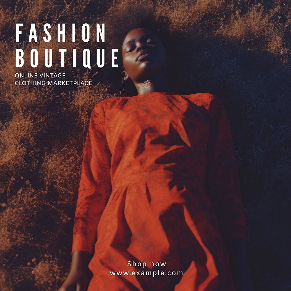 Fashion boutique Instagram post template | Free Photo - rawpixel