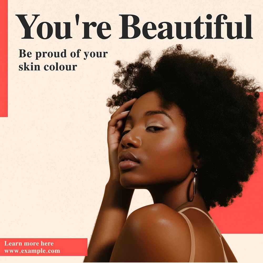 Black is beautiful Instagram post | Free Photo - rawpixel