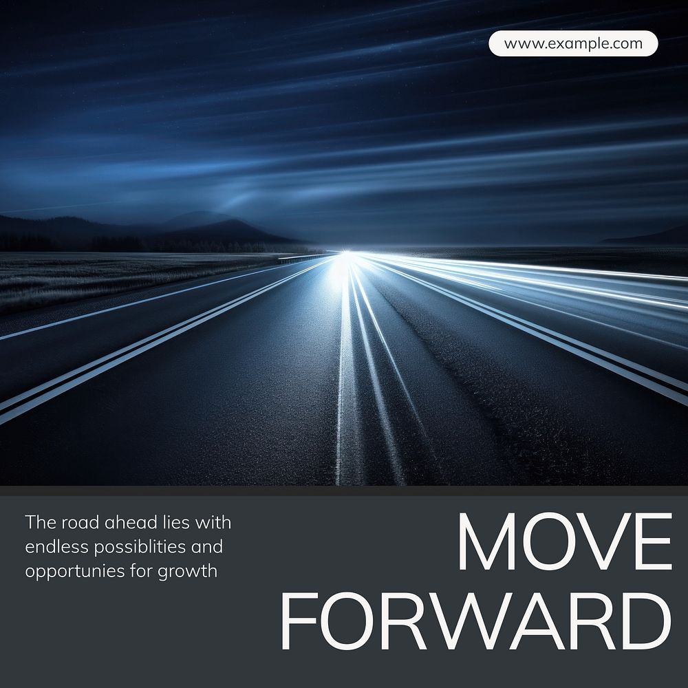 Move forward Instagram post template | Free Photo - rawpixel