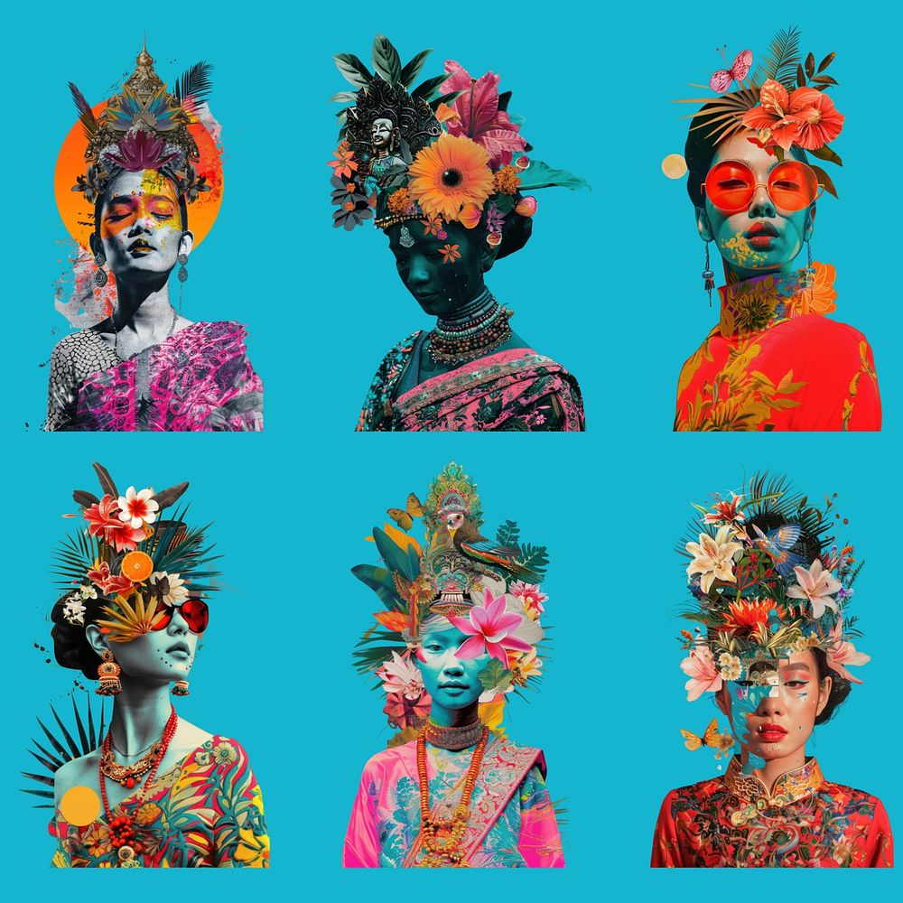 Thai traditional symbolic mixed collage | Free Photo - rawpixel