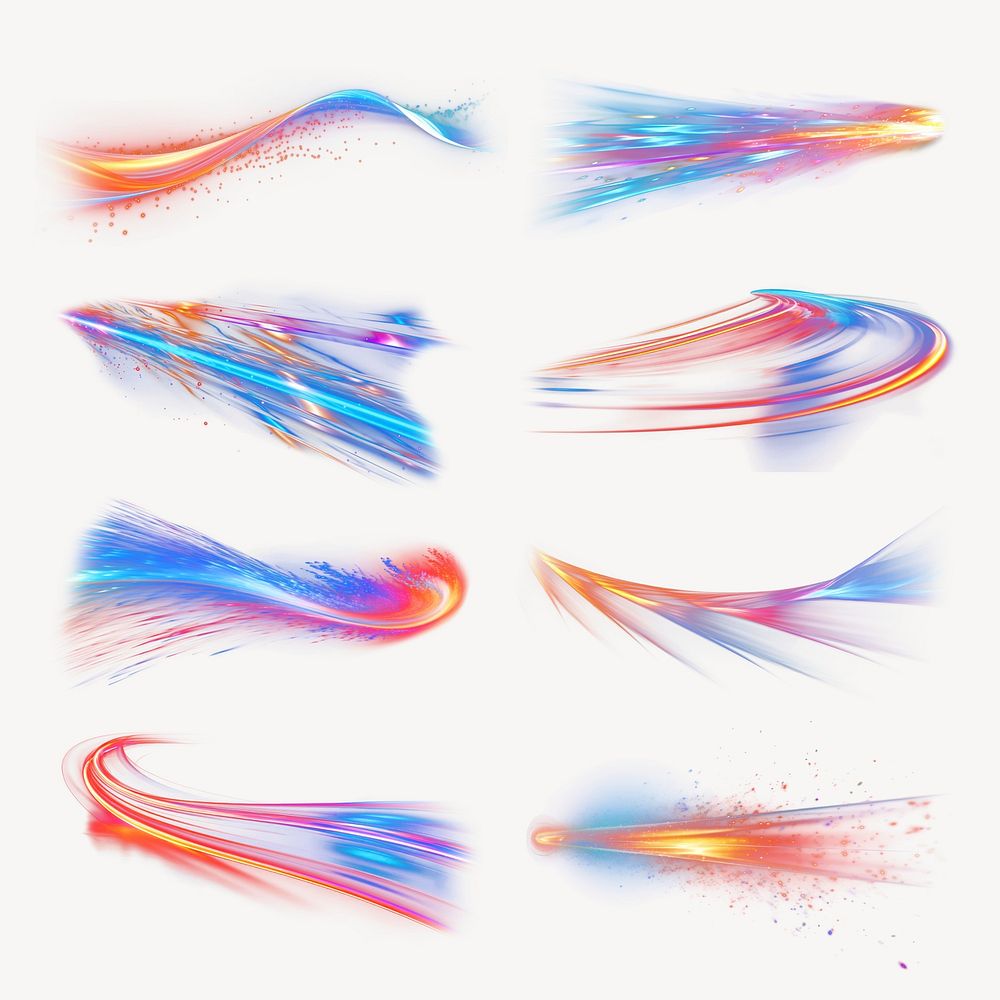 Light streak effect isolated image | Premium Photo - rawpixel