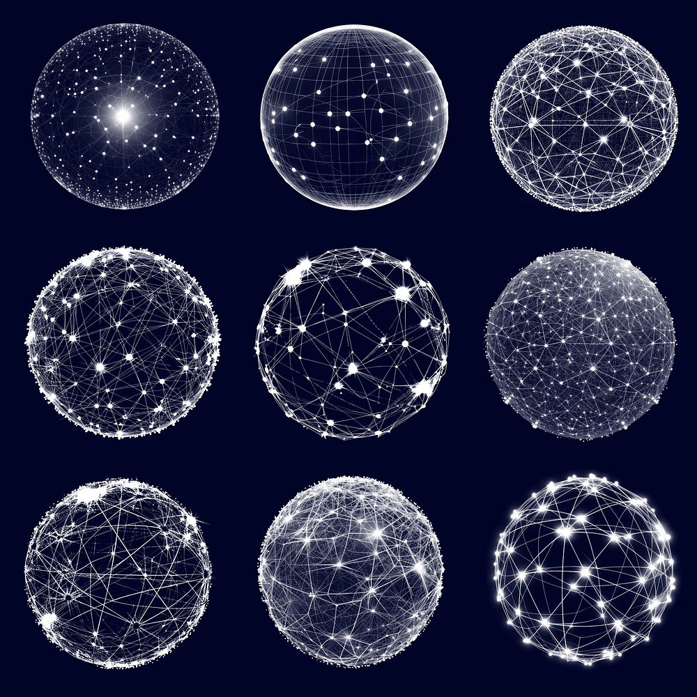 Network sphere technology isolated image | Premium Photo - rawpixel