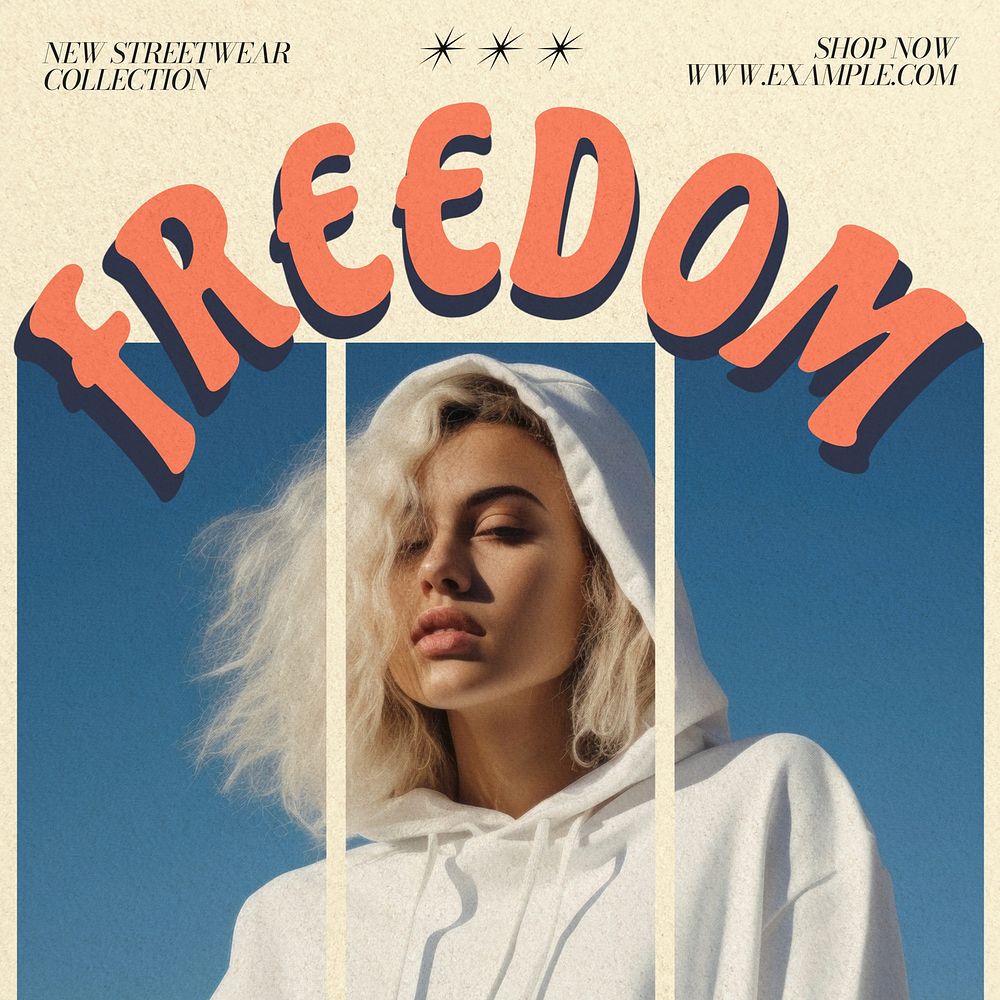 Freedom Instagram post template | Free Photo - rawpixel