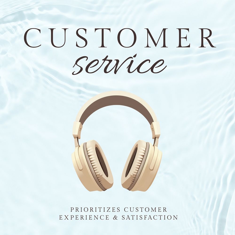 Customer service Facebook post template | Free Photo - rawpixel