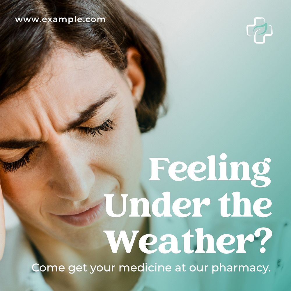 Pharmacy Instagram post template | Free Photo - rawpixel