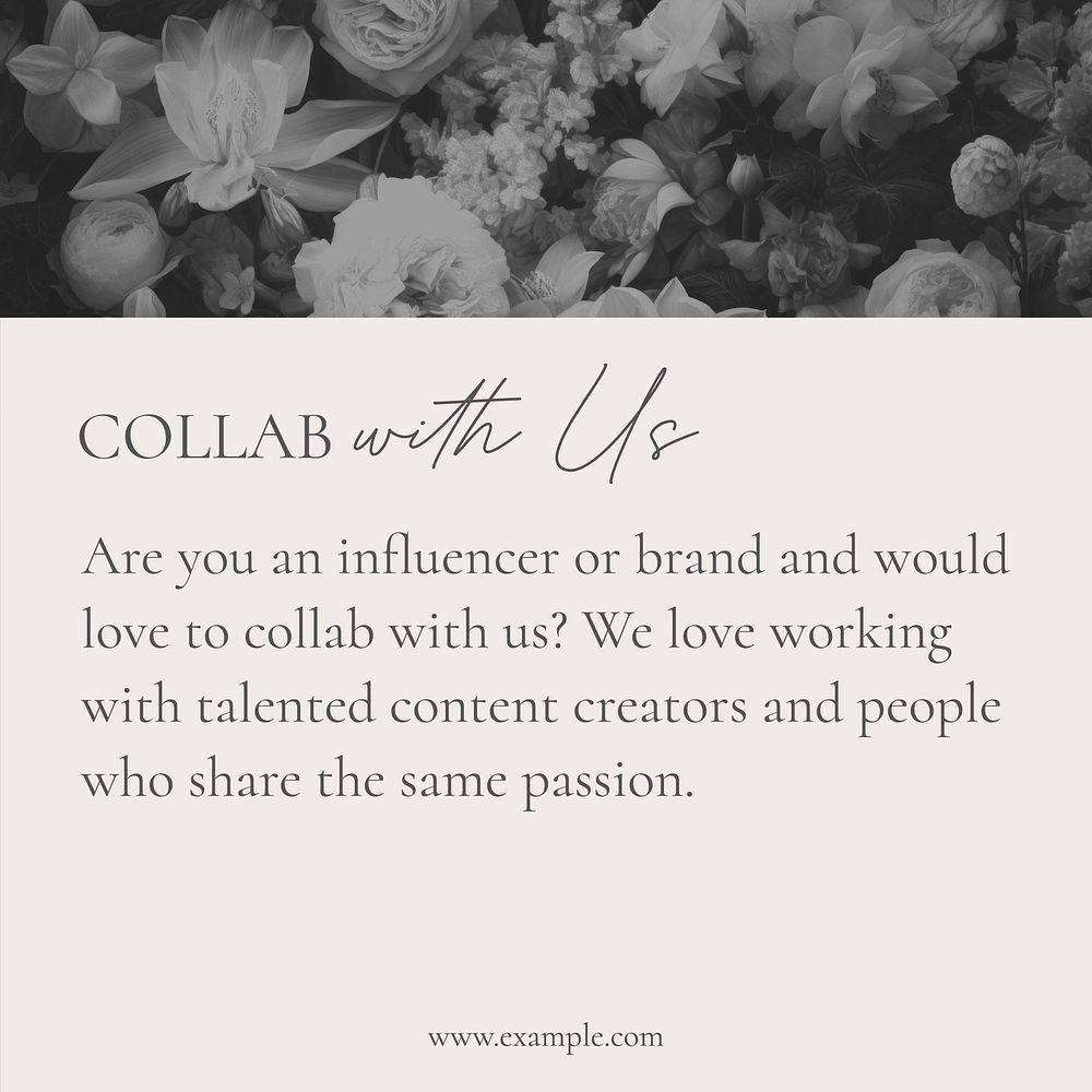 Collab us Instagram post template | Free Photo - rawpixel